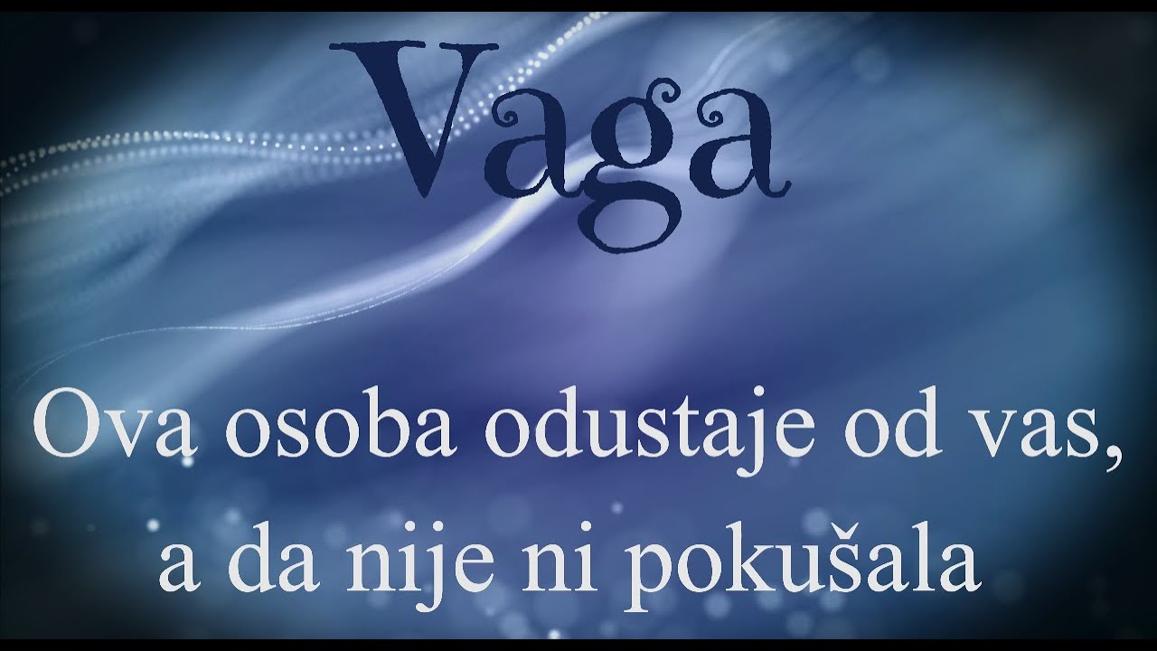 VAGA - Ova osoba odustaje od vas, a da nije ni pokušala - YouTube