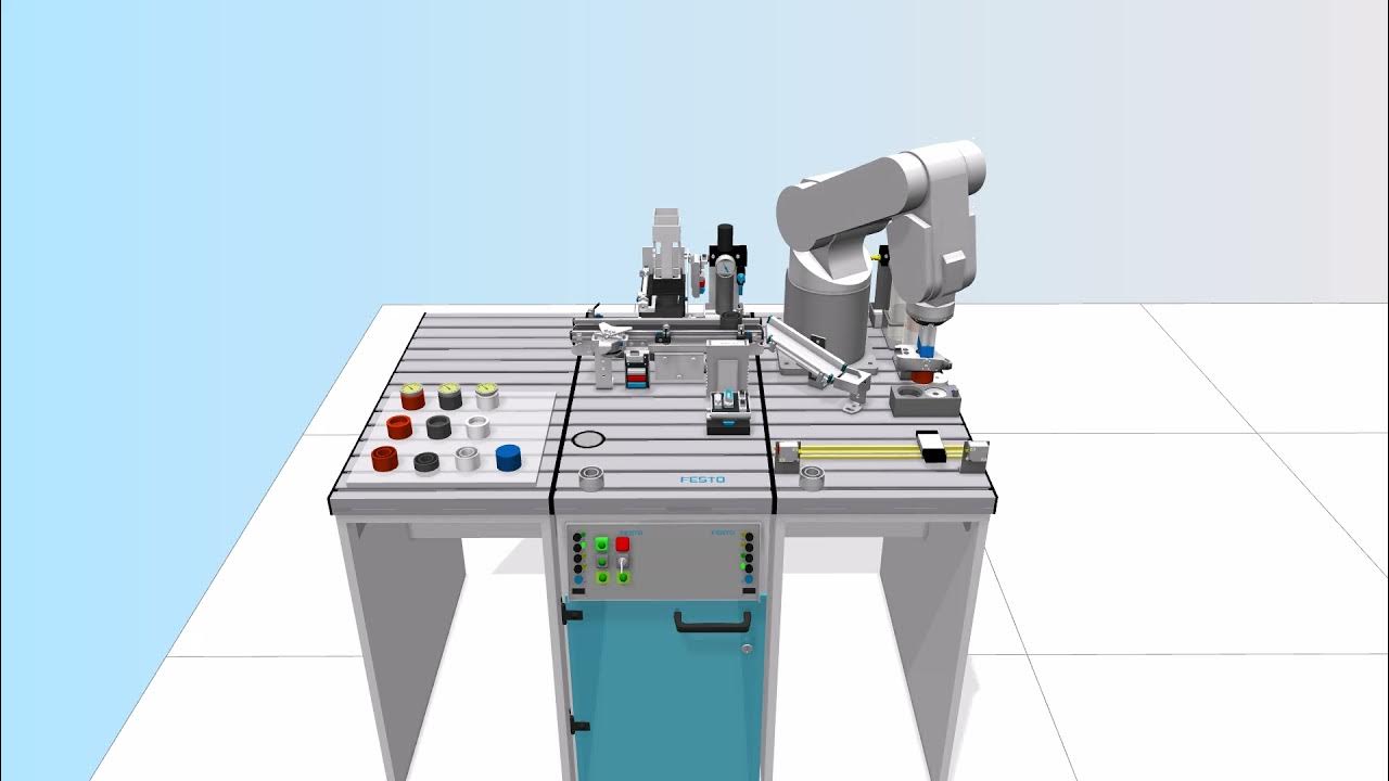 MPS ROBOT FESTO VERSION C_CIROS - YouTube