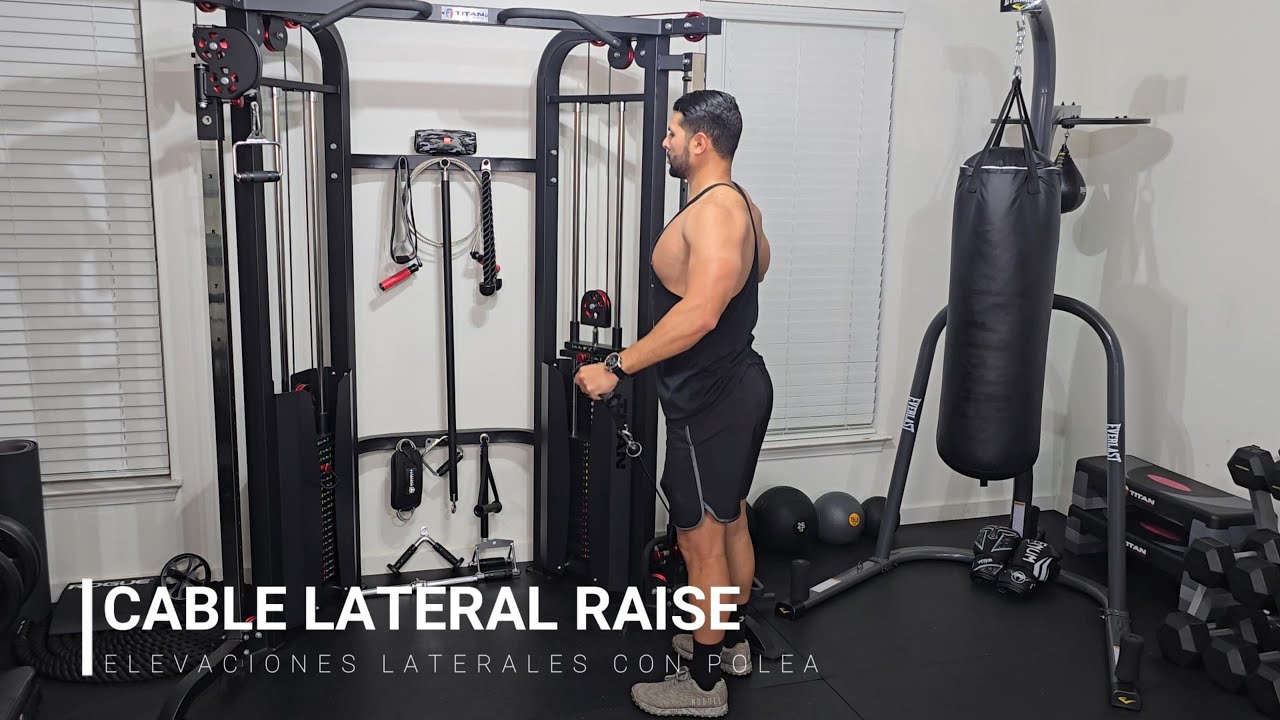 Cable Lateral Raise - Elevaciones laterales con Polea Biblioteca de ...