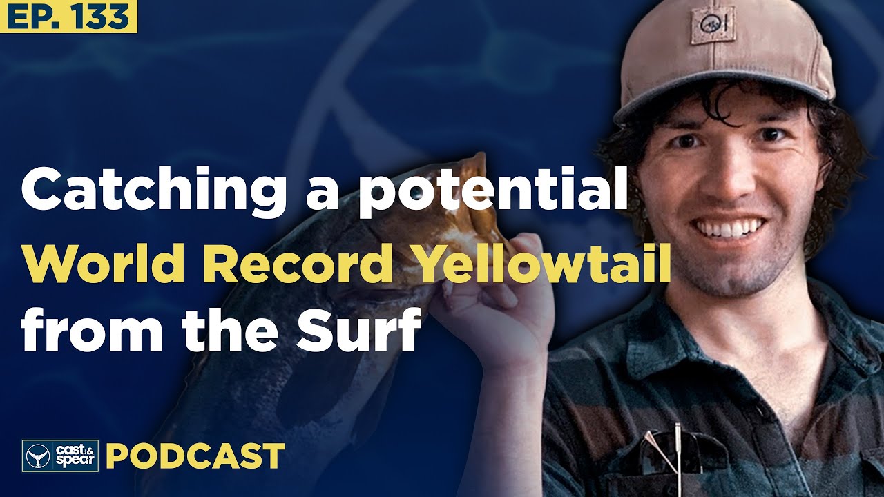 Catching a Potential World Record Yellowtail From the Surf | E133 - YouTube