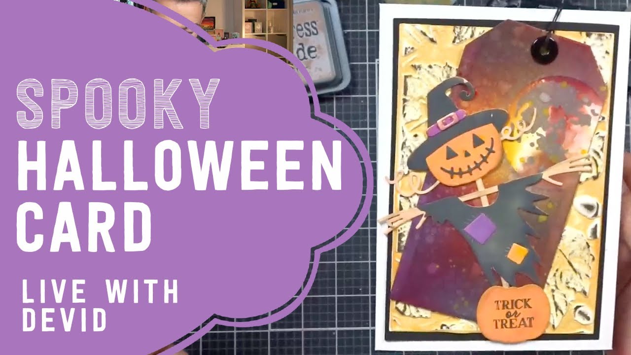Spooky Halloween Card | LIVE with Devid - YouTube
