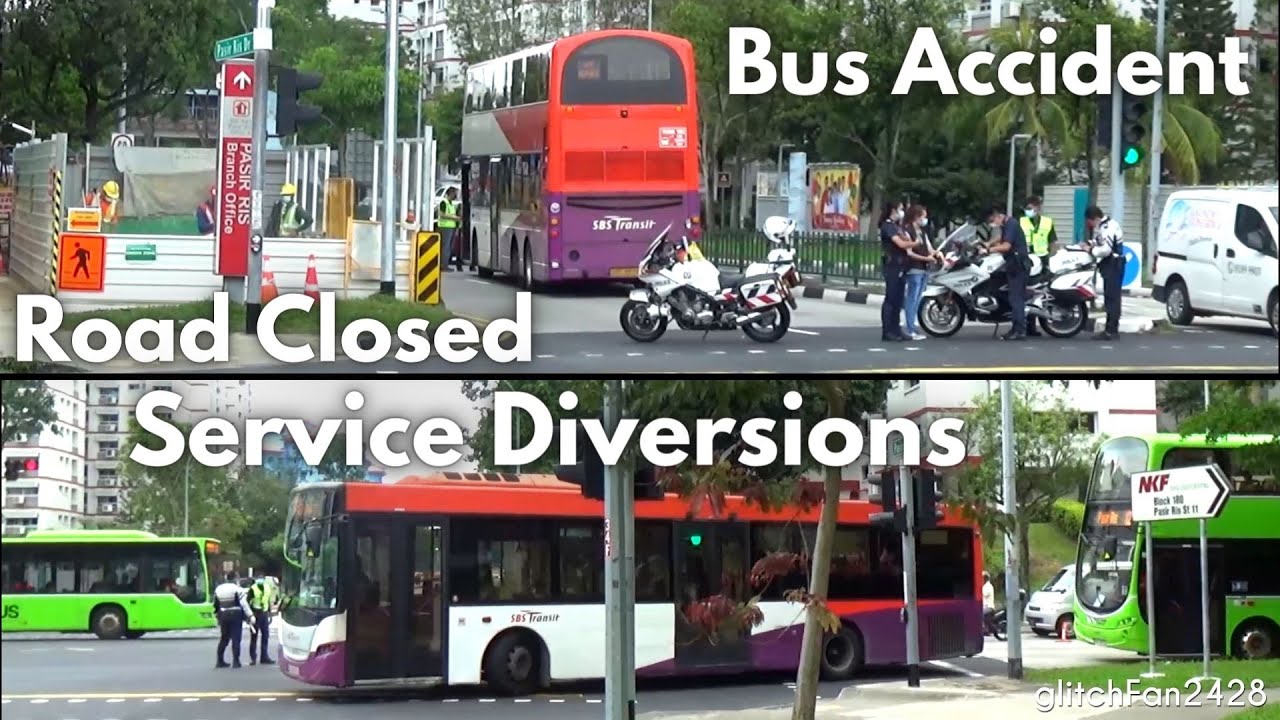 Buses diverted to Pasir Ris Street 11, Singapore 2021 - YouTube