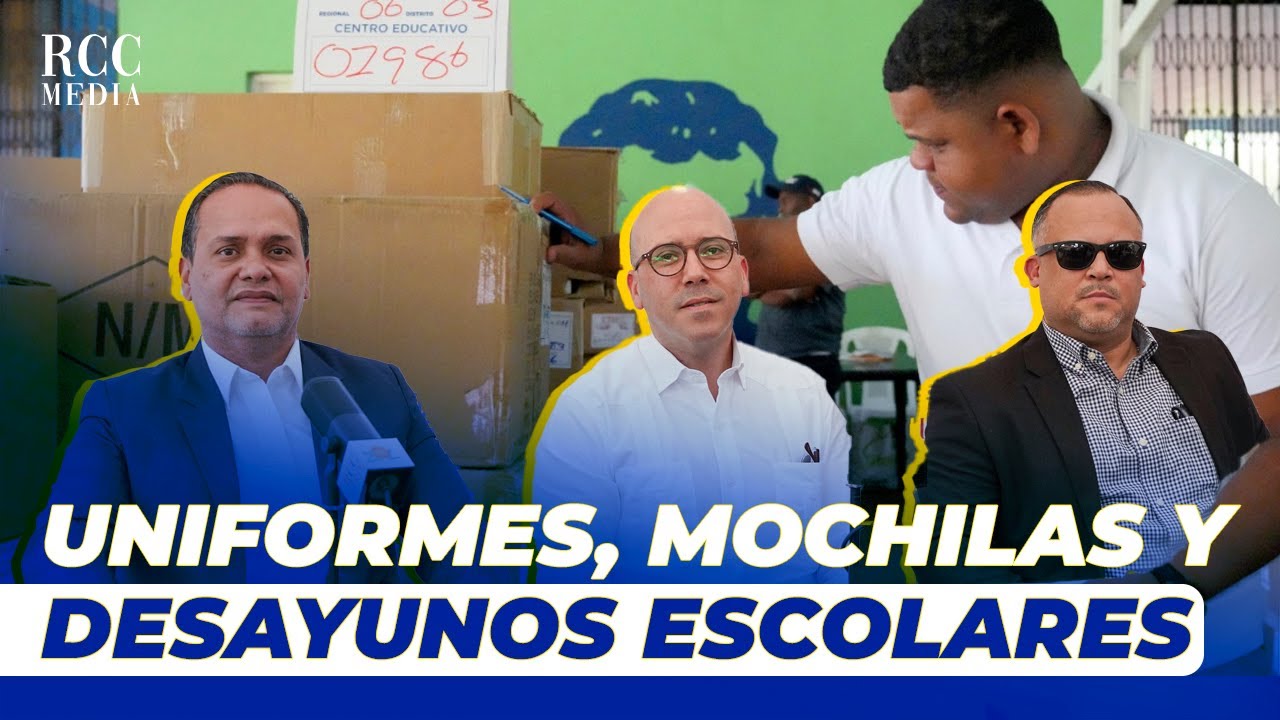 RENÉ RIVAS, JESÚS DIÉGUEZ GARCÍA Y LEMUEL ÁNGELES: UNIFORMES, MOCHILAS ...