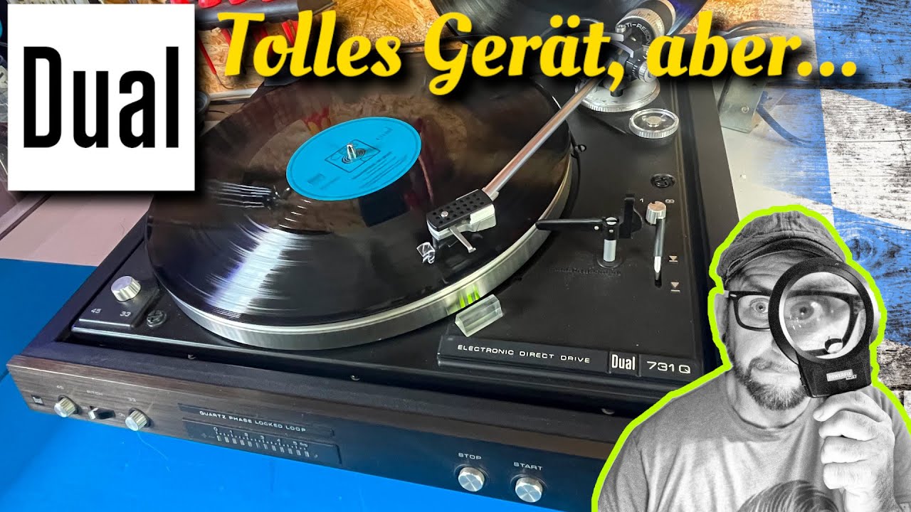 DA hat DUAL wohl gespart! - Der Dual CS 731 Q Plattenspieler - YouTube