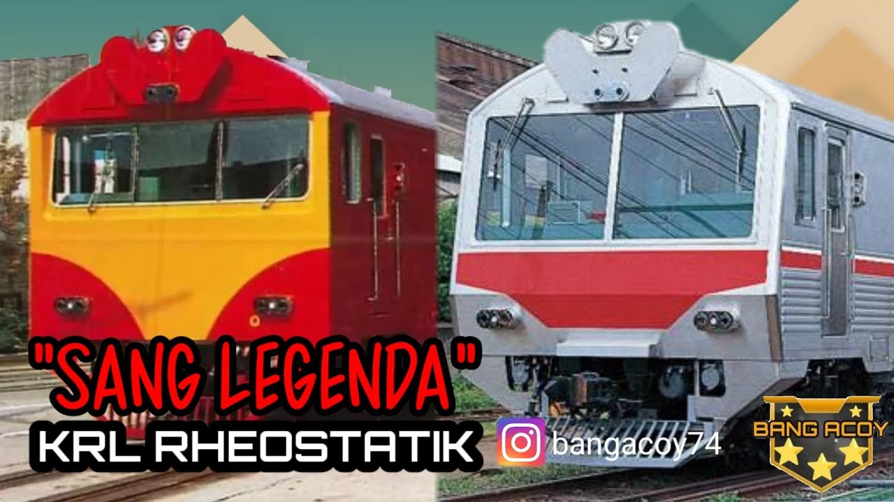 KRL RHEOSTATIK ED101 | KERETA REL LISTRIK YANG MENJADI TULANG PUNGGUNG ...