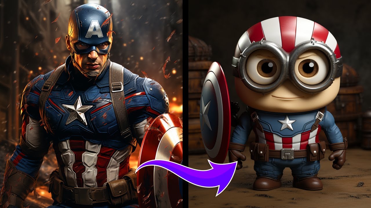 SUPERHERO STYLE MINIONS 😍 SUPERHERO MINIONS (Marvel, DC) - YouTube