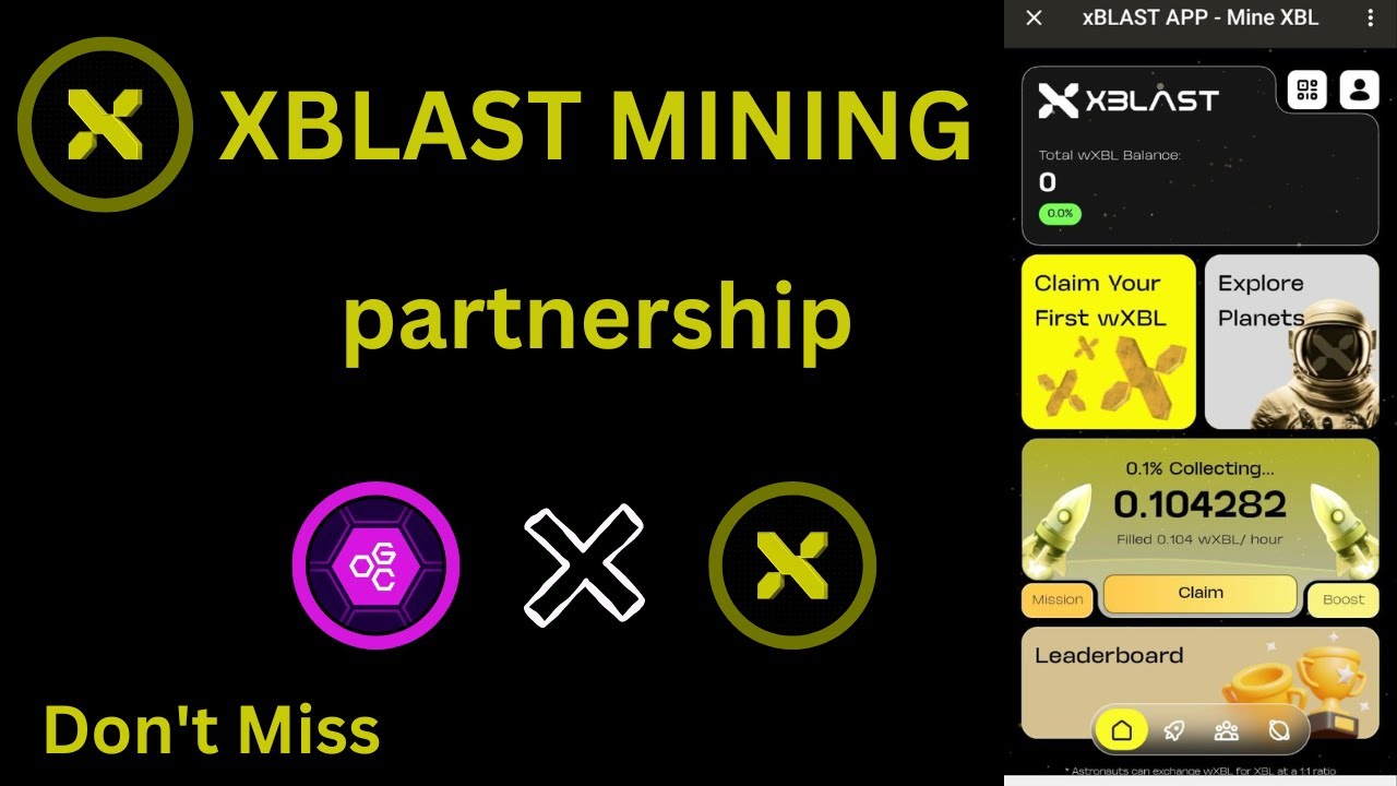 xBlast Mining | How To Joint xBlast Mining | Same As HOT Coin Mining | Free Airdrop Earning ...