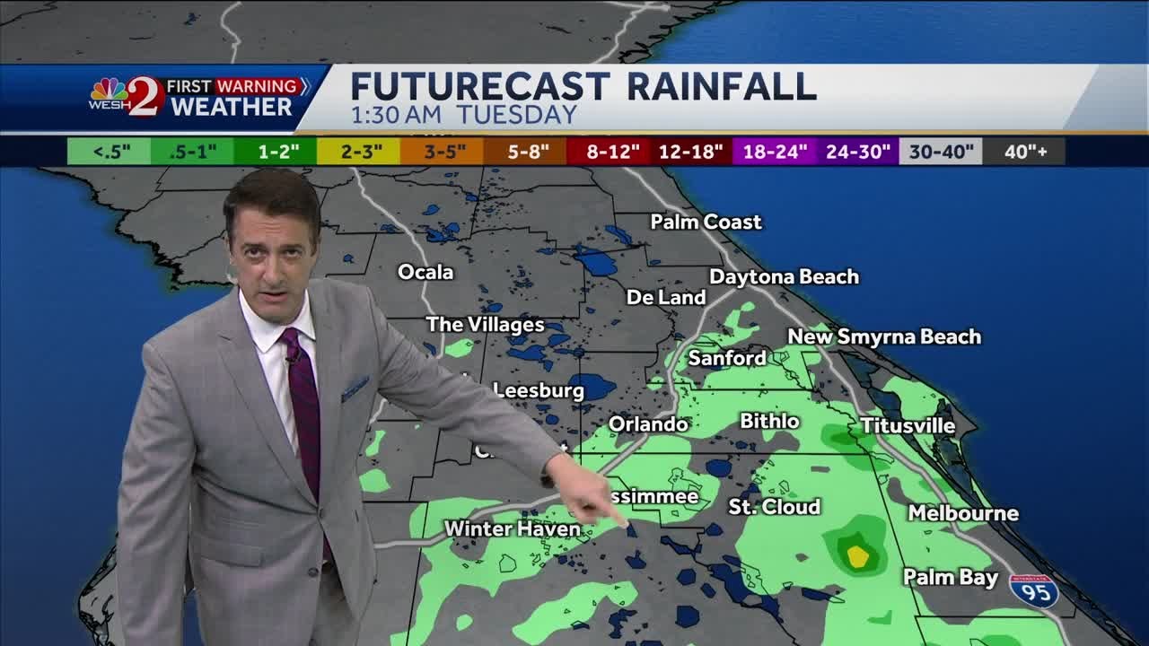 Some fog, a few Monday showers, hten plenty of warm weather this week ...