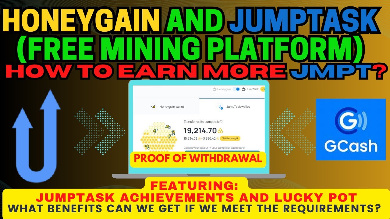 HONEYGAIN FEATURING JUMPTASK ACHIEVEMENTS AND LUCKY POT + PROOF OF ...