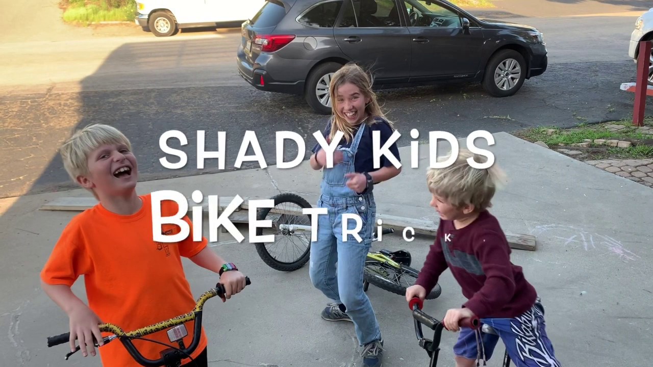 Shady kids bike tricks - YouTube