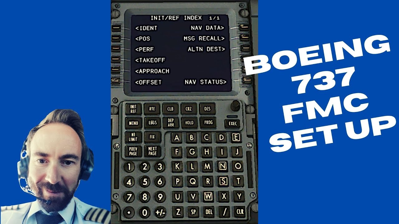 Zibo 737 FMC SET UP - X-plane 11 [How to fill up the FMC PAGEs starting with no experience ...