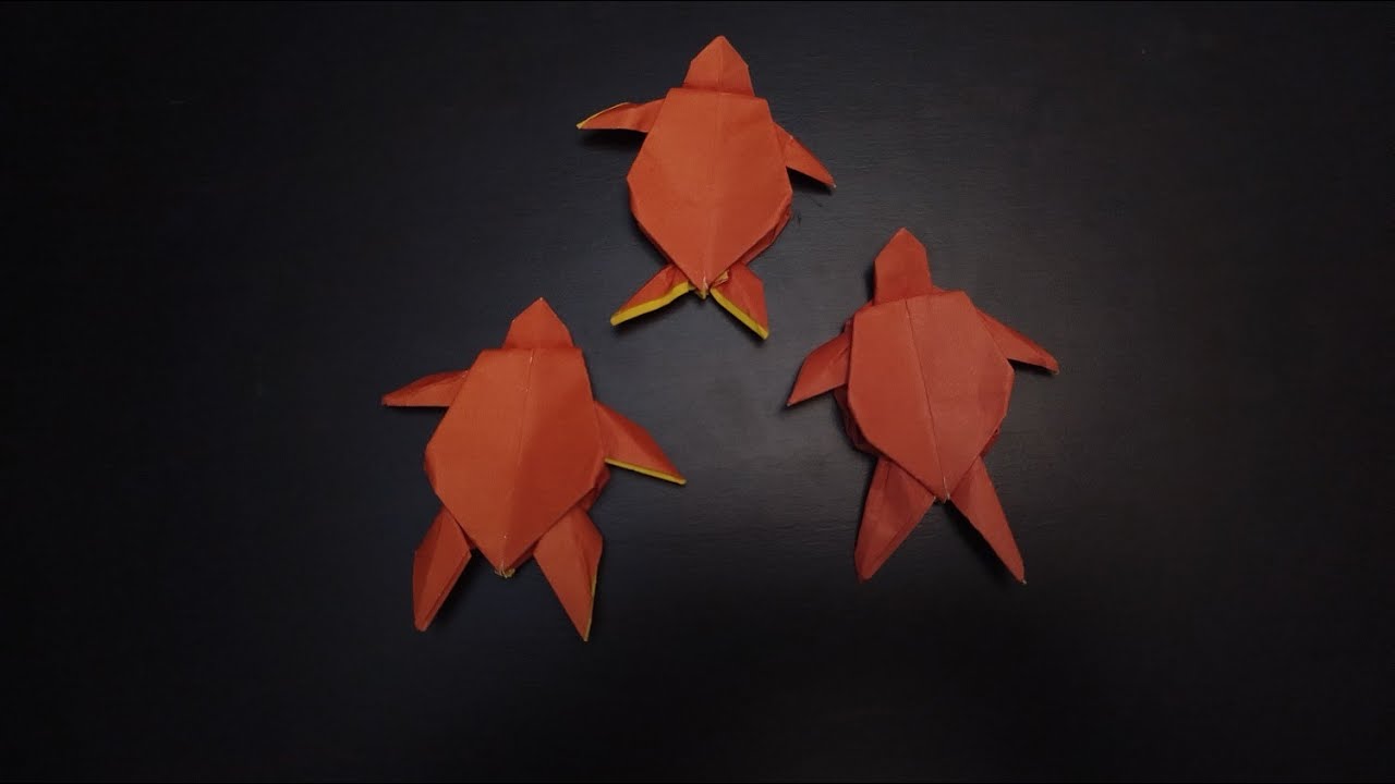 Origami Turtle Tutorial an Amazing and easy Craft Project - YouTube