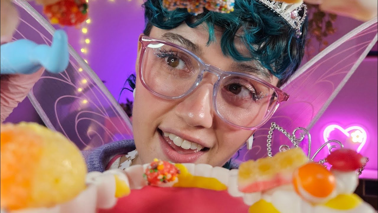 ASMR Tooth Fairy Cleans & Eats Your Candy Teeth 🧚‍♀️🦷 (tooth fairy rp ...