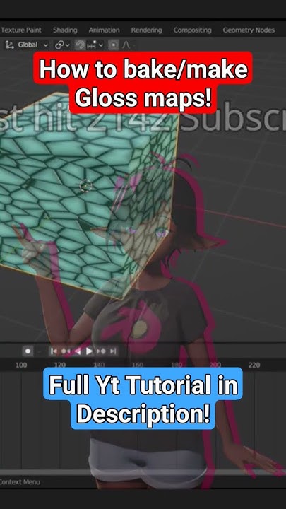 How to bake Gloss Maps in Blender! #blendertutorial - YouTube