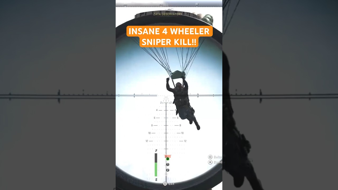 Insane Sniper kill On 4 Wheeler #Shorts #callofduty - YouTube