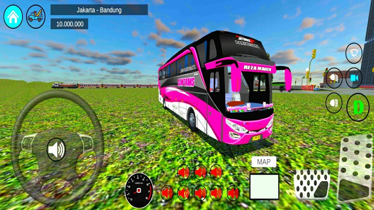 Bus Oleng Telolet Ratu Maher Trip Bandung - Mobil Balap Bus Simulator ...
