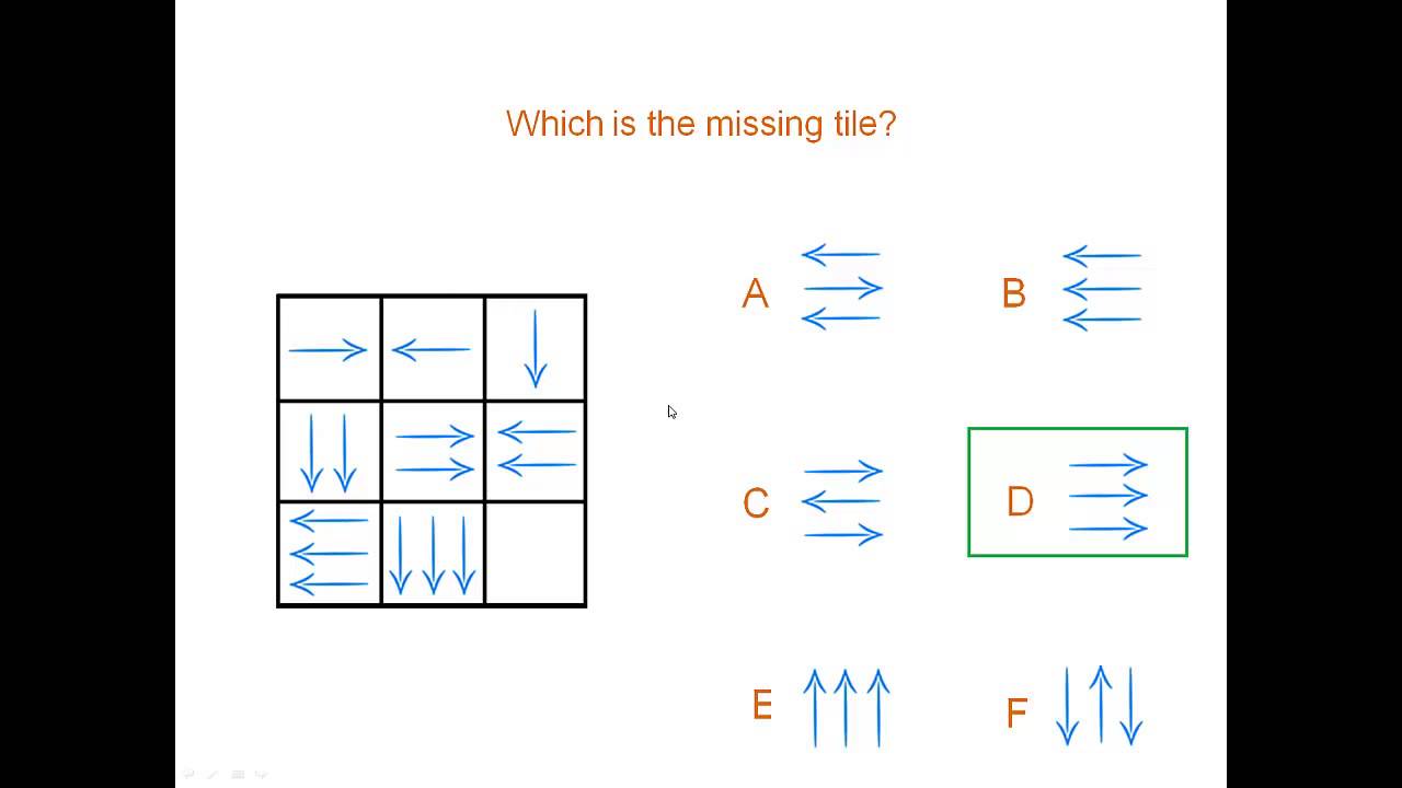 arrows - iq test complete the sequence - YouTube