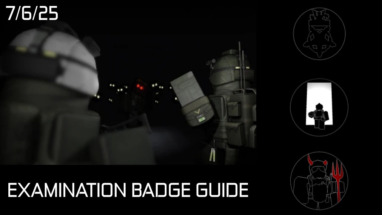 Roblox Examination: All Badges Guide [As of 7/6/25] - YouTube