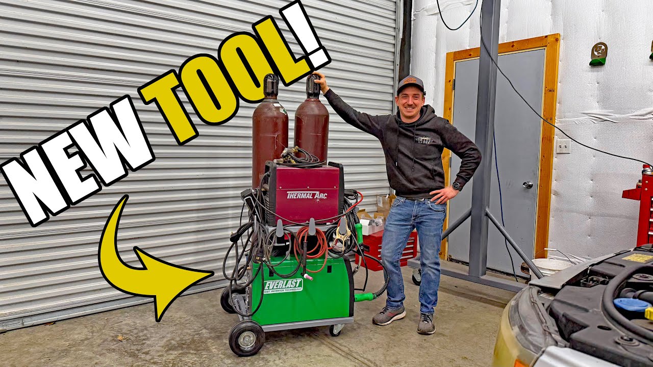 Making Our Own Compact Cart for our New Welder - Saving Space in the ...
