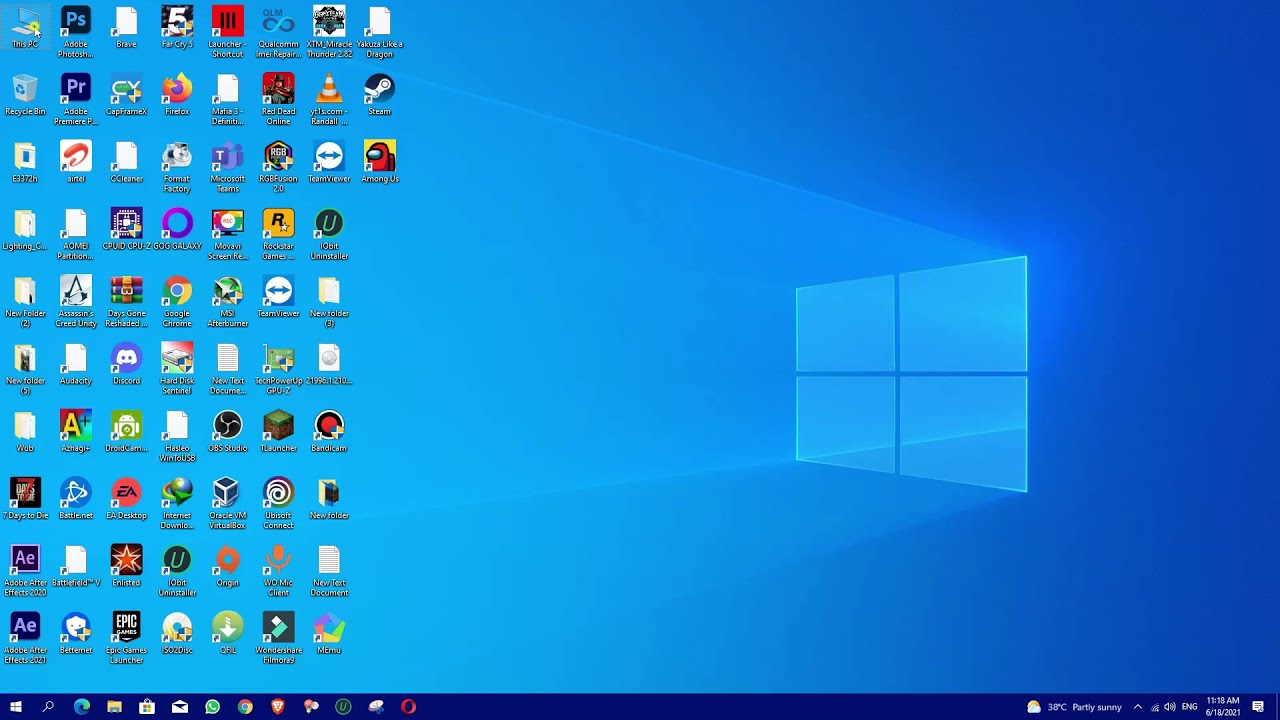 Windows 10 White Icon Problem Fix - YouTube