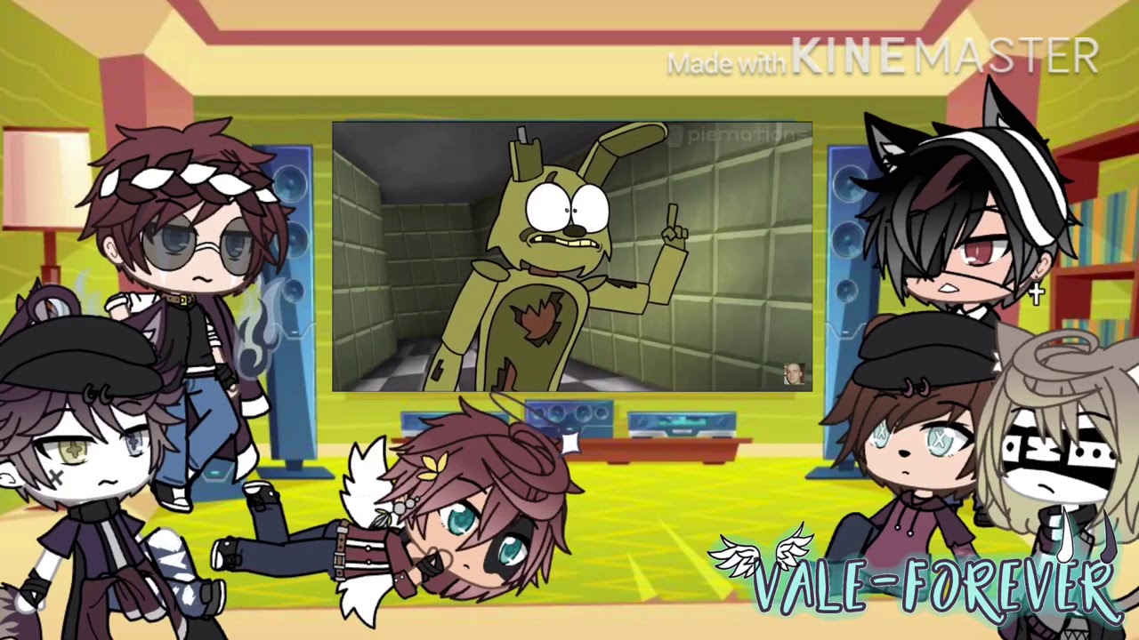 Reaccionando a la desesperación de springtrap Gacha Life|___PePe LiFe ...