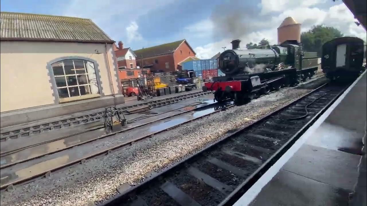 Steam Train Minehead train station. West Somerset Railway. - YouTube
