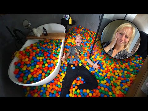 BADKAMER VAN DEE VULLEN MET 10.000 BALLENBAK BALLEN! *PRANK*