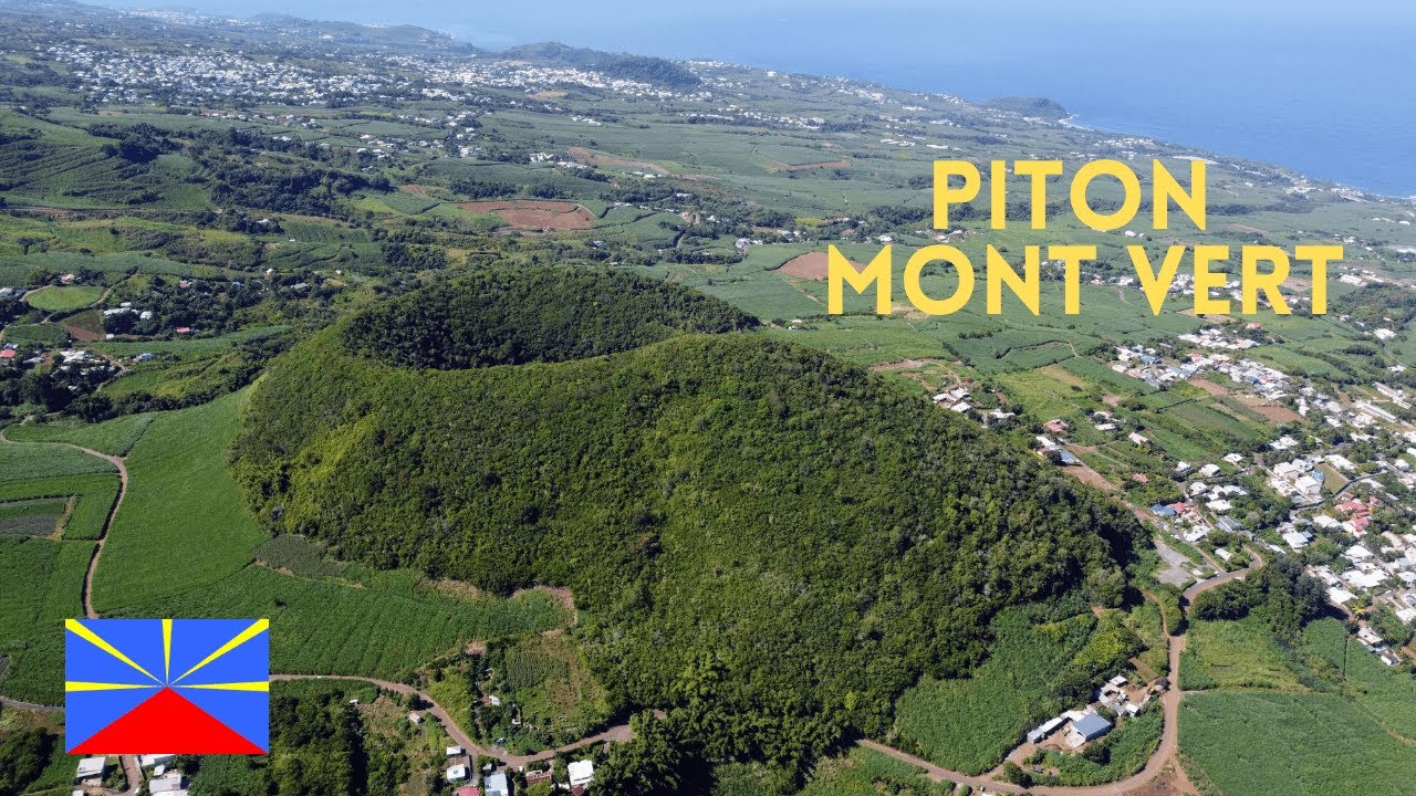 Piton Mont Vert - Île de la Réunion 🇷🇪 EN DRONE - YouTube