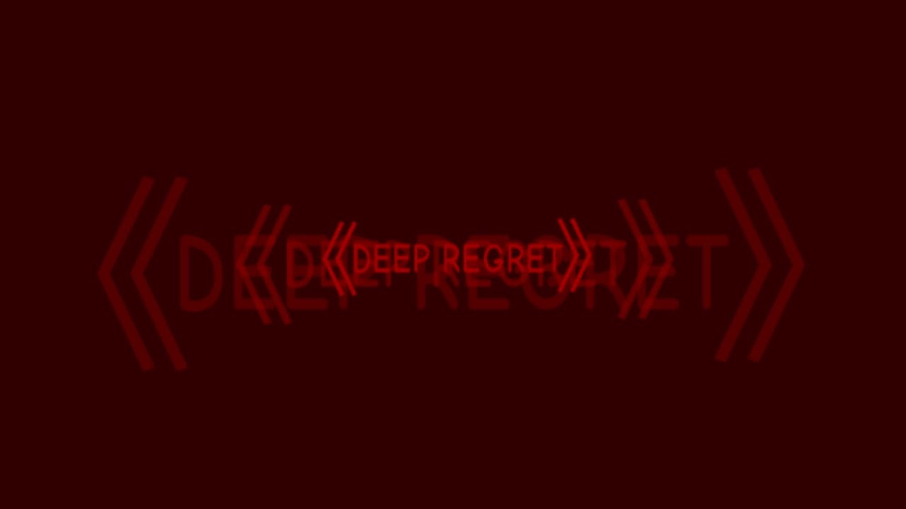 DEEP REGRET meme animation big gift spoiler Eye White Whitish - YouTube