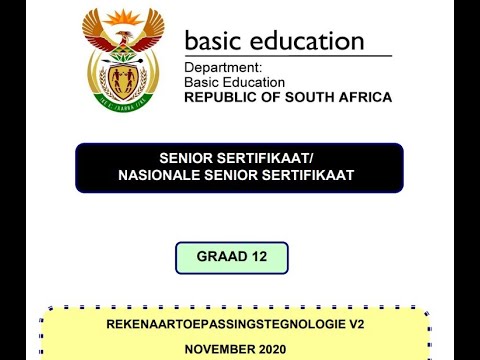 Nov 2020 RTT Vraestel 2 Teorie - YouTube