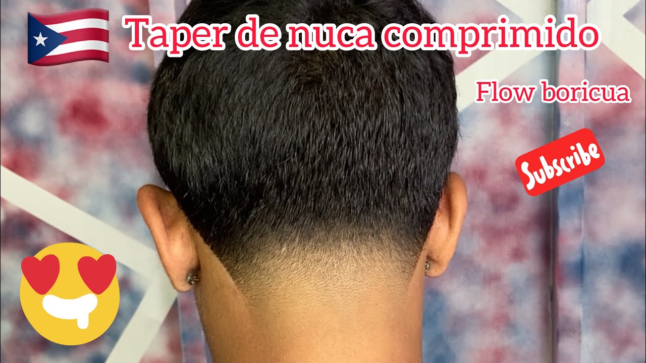 Como hacer un Taper de nuca comprimido ( desvanecido de nuca) ( neck ...