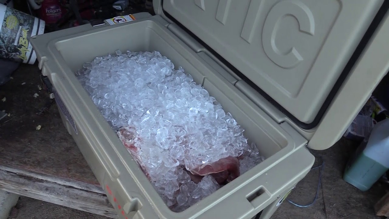 How We Drain Our Deer Meat Before Taking It To The Processor #31 - YouTube