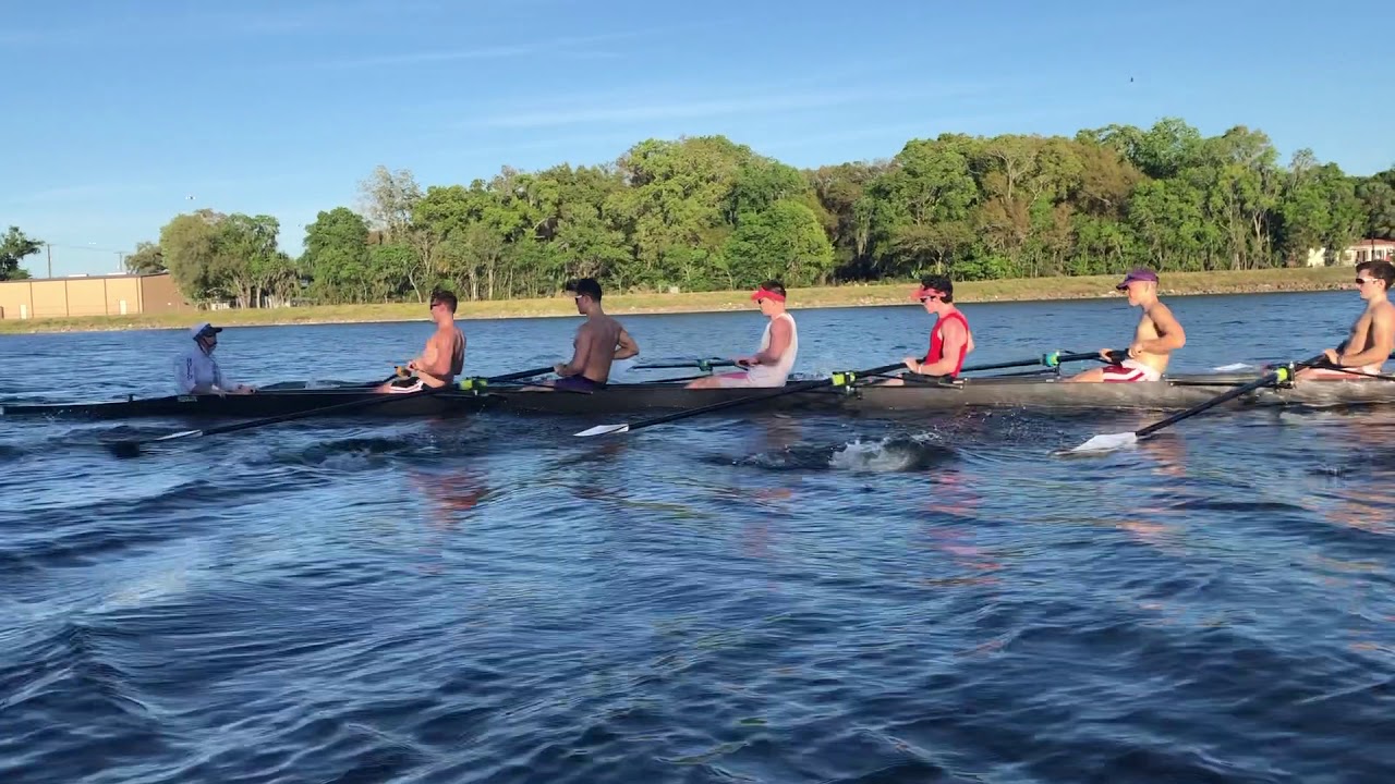 Holy Cross Men's Rowing- Tampa Spring 2019 - YouTube