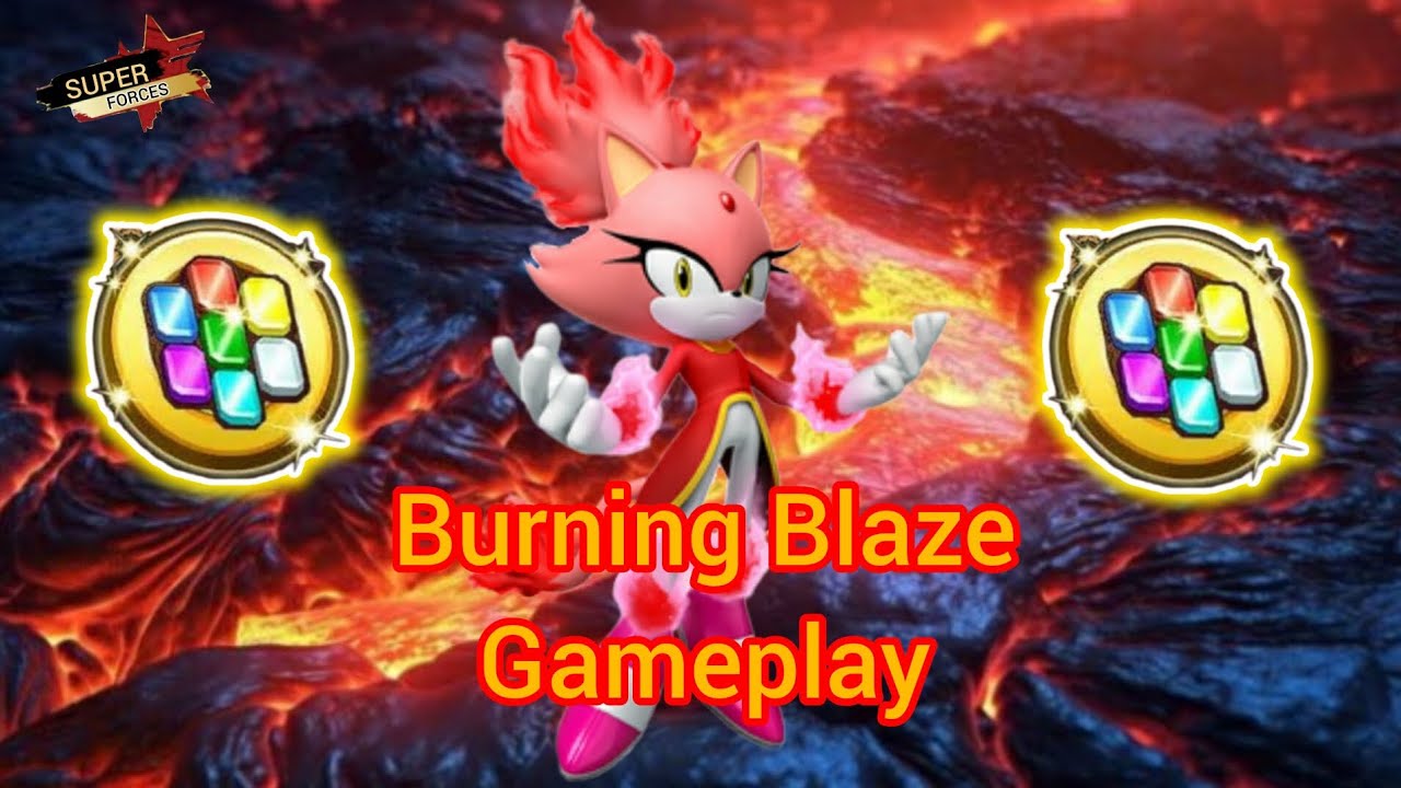 Sonic Forces Speed Battle: Burning Blaze( Gameplay) - YouTube