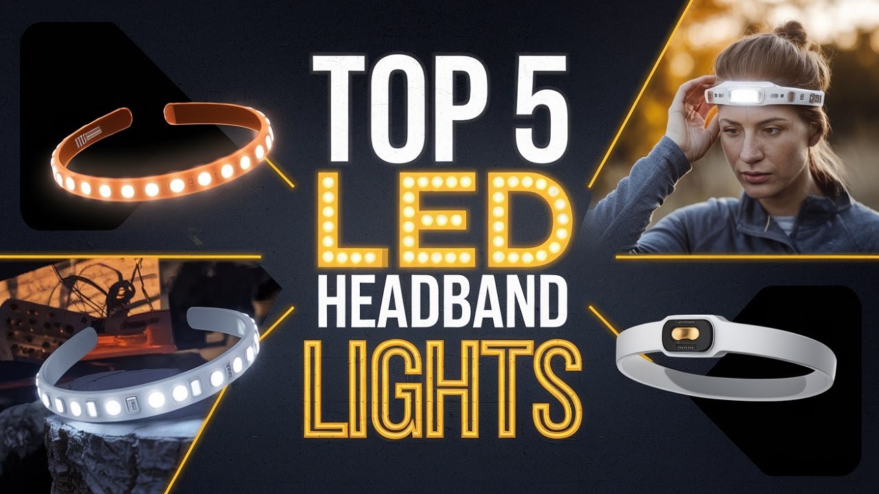 The Top 5 Best LED Headband Light - YouTube