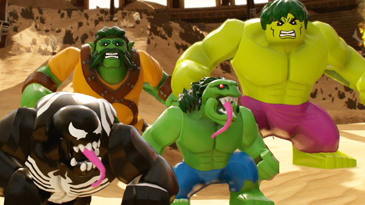 Bruce Banner Vs Greenskyn Smashtroll Venom Vs Hulk 2099 LEGO Marvel bruce-banner-vs-greenskyn-smashtroll-venom-vs-hulk-2099-lego-marvel