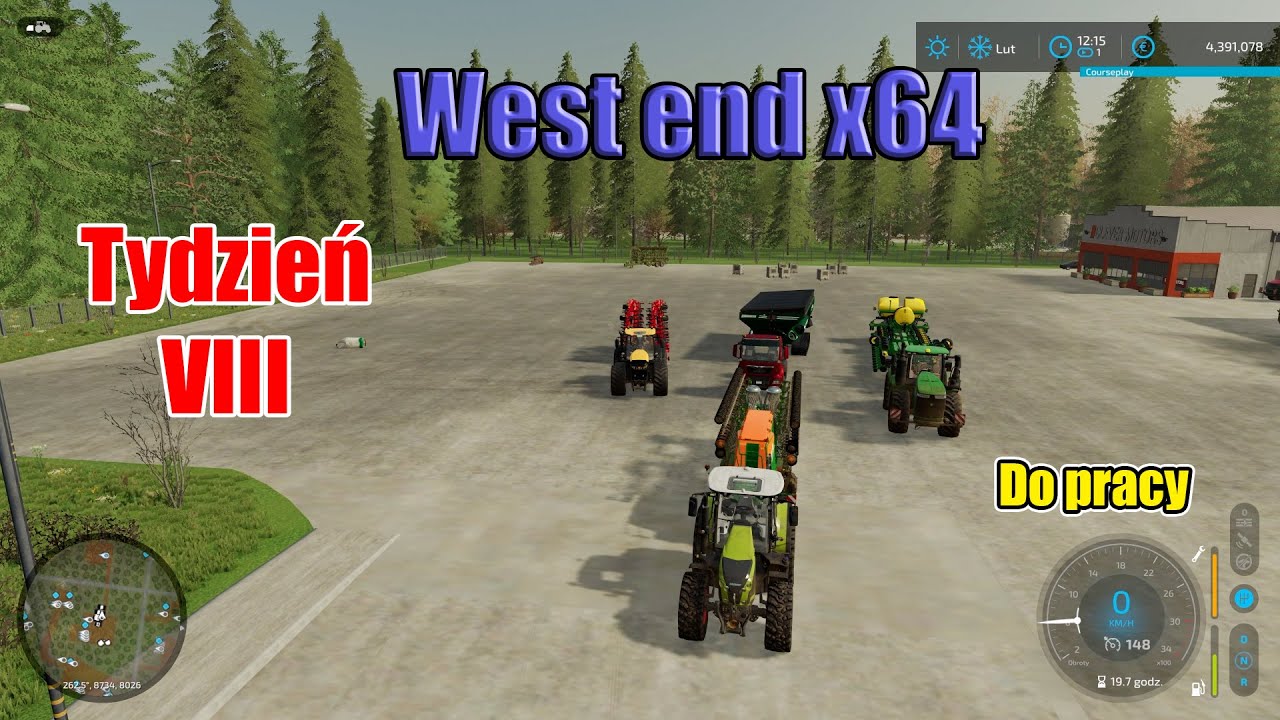 West End x64 FS22 największa mapa do fs22 chwila przed przerwą - YouTube