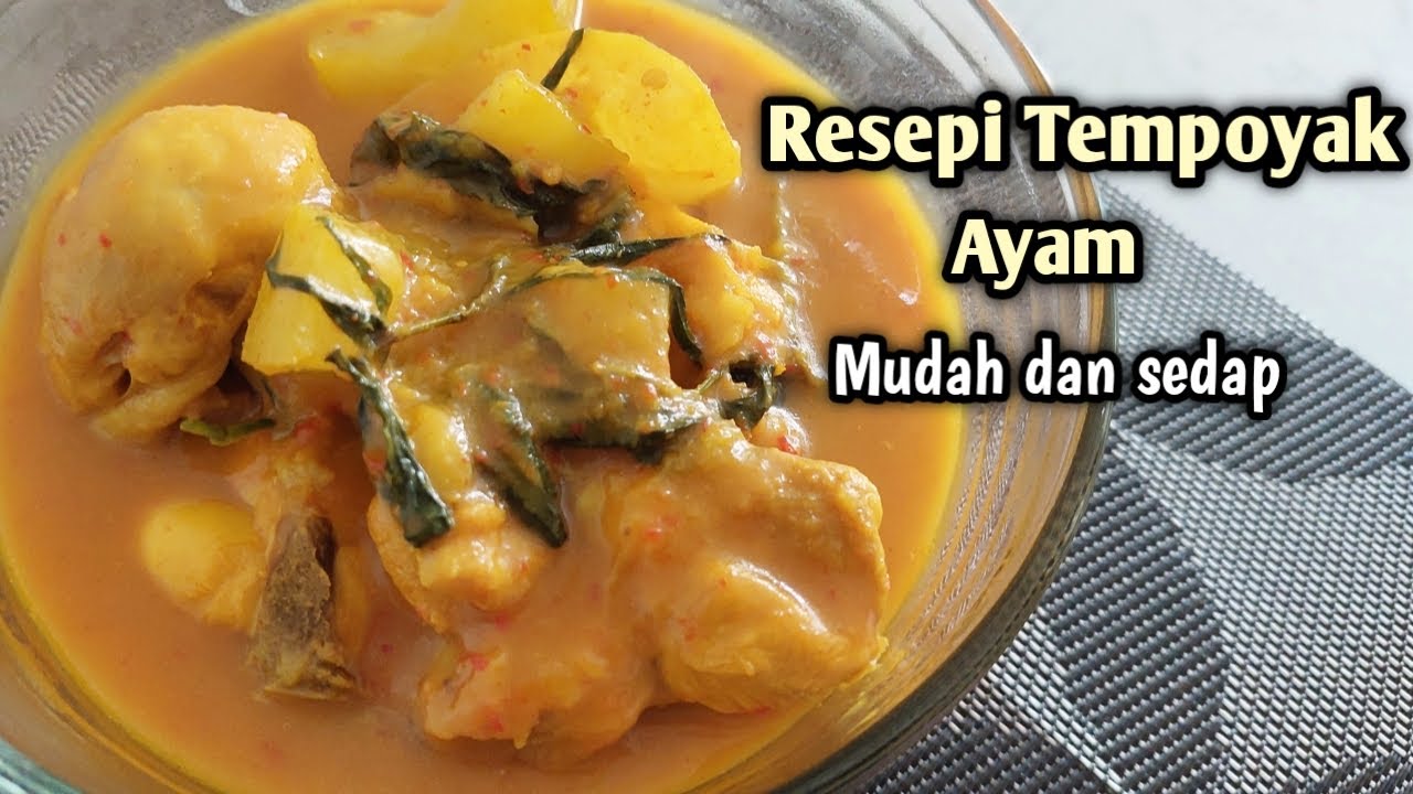 Resepi Tempoyak Ayam [Simple & Pekat] - YouTube