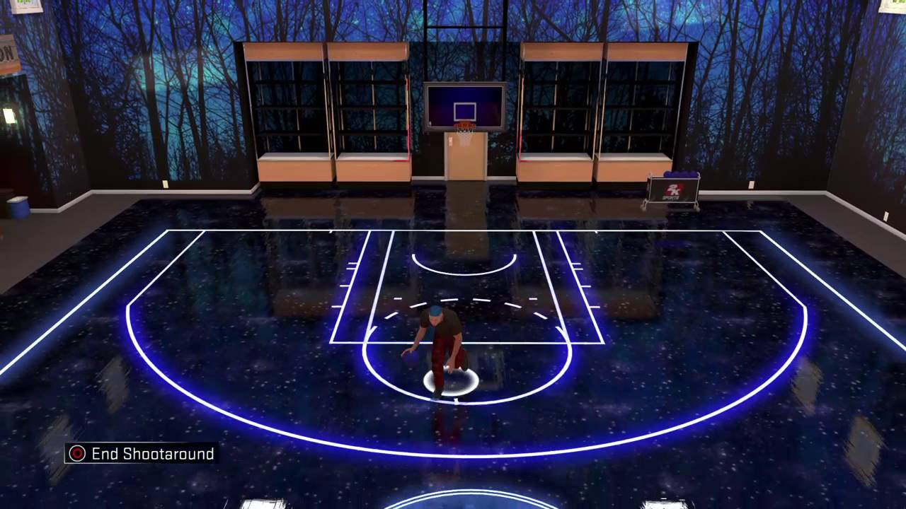 NBA 2K16 my custom court gameplay - YouTube