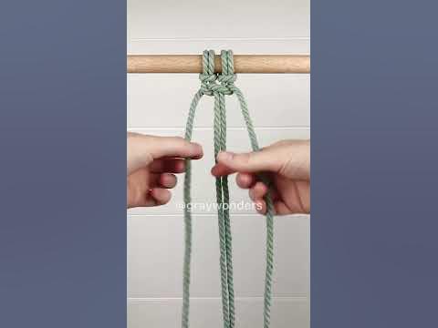 Square Knot Tutorial - YouTube
