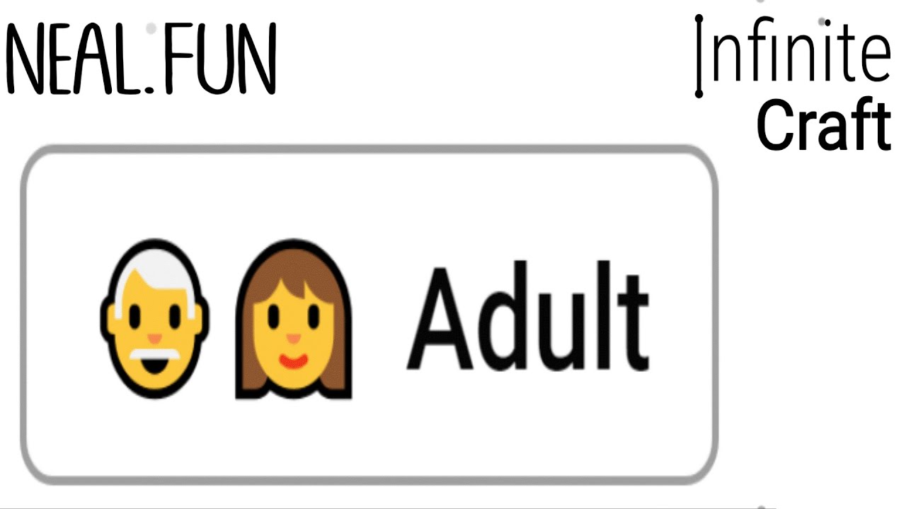 How To Make Adult In Infinite Craft Quickly - YouTube