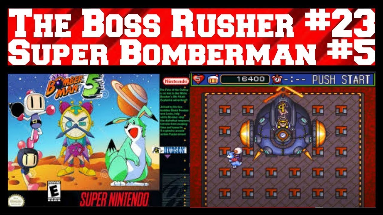 The Boss Rusher #23: Super Bomberman 5 - All Boss Battles + Game Ending ...