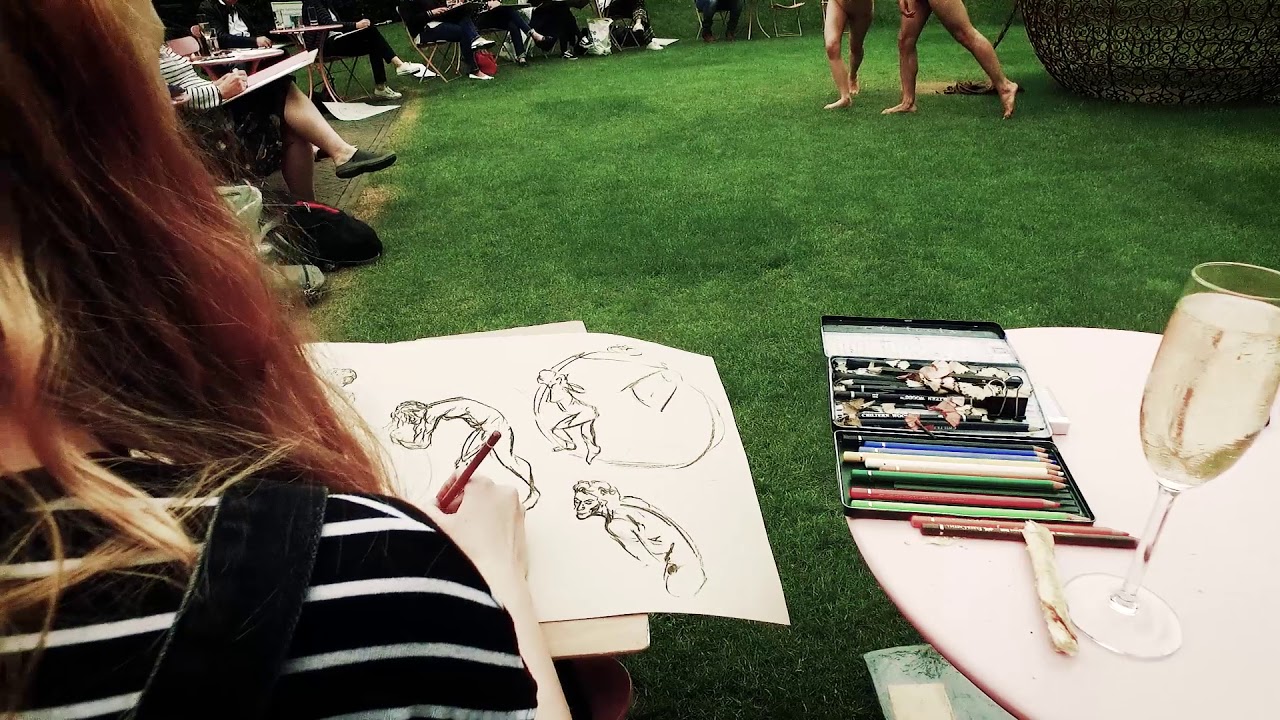Life Drawing at Jupiter Artland | Edinburgh - YouTube