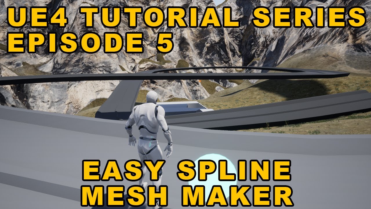 Quick and Easy Spline Mesh - Tutorial Series Episode 5 - YouTube