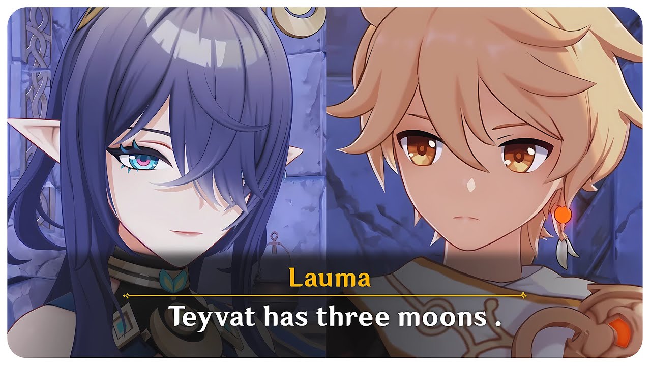 Teyvat's Three Moons Explained by Lauma (Cutscene) Nod-Krai Lore | Genshin Impact 6.0 Luna I ...