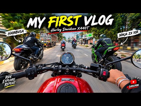 My First Vlog with Harley Davidson x440t | RevOnWeekends | A Ride with Superbikes 