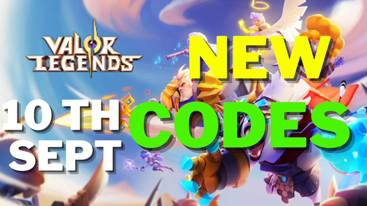 🔥 VALOR LEGENDS Codes 2022 | Code VALOR LEGENDS September 10 2022 - YouTube