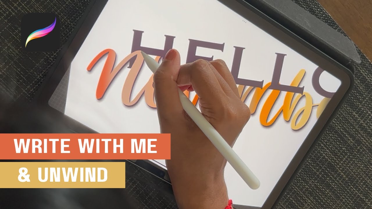 Write with me and Unwind | Relaxing ASMR Calligraphy for Stress Relief ...