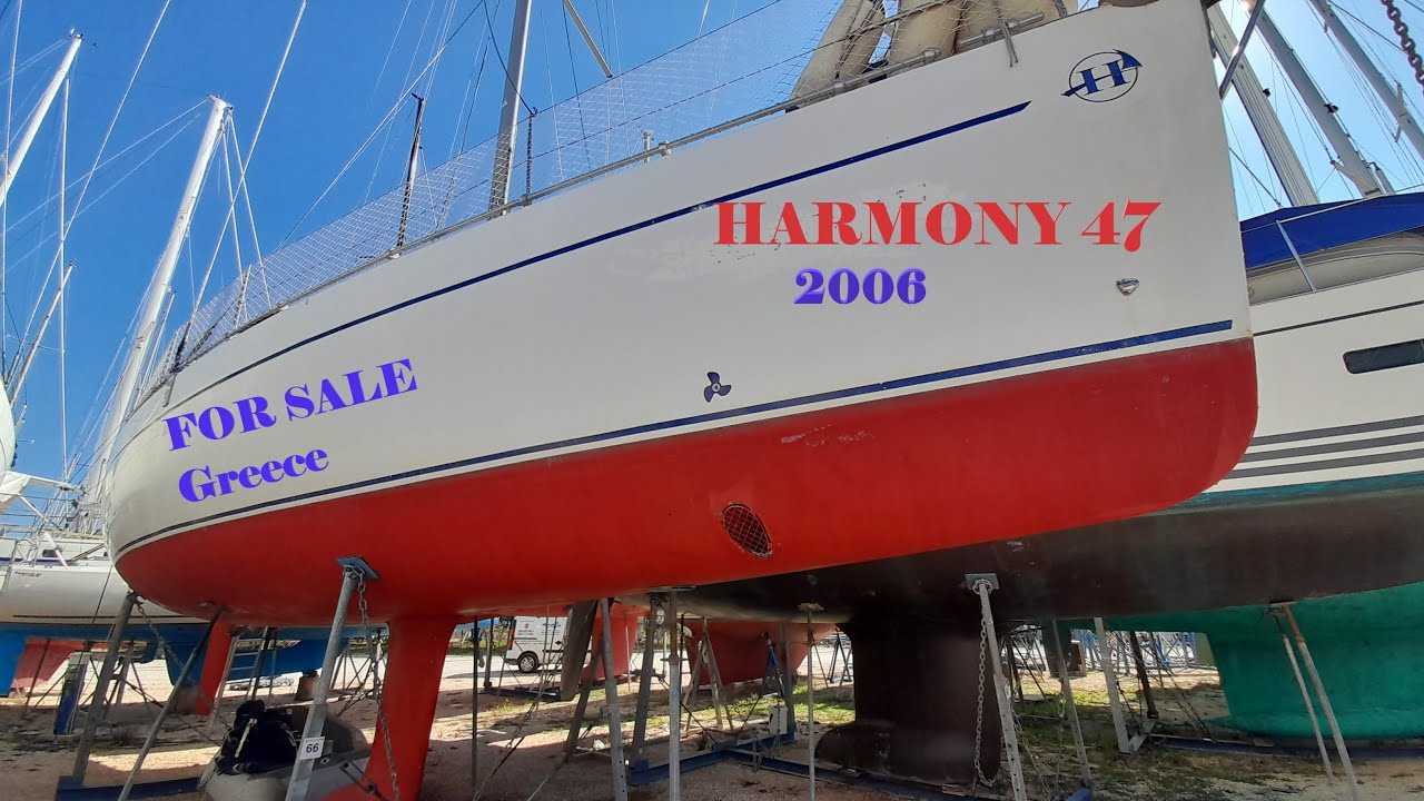 Harmony 47, 2006, For Sale | Greece /// Free Sail Group - YouTube