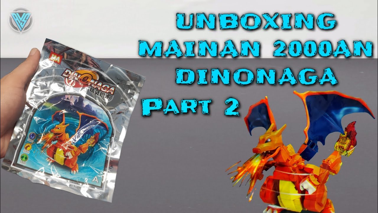 UNBOXING & RAKIT Mainan 2000an berjudul DINONAGA Part 2 - YouTube